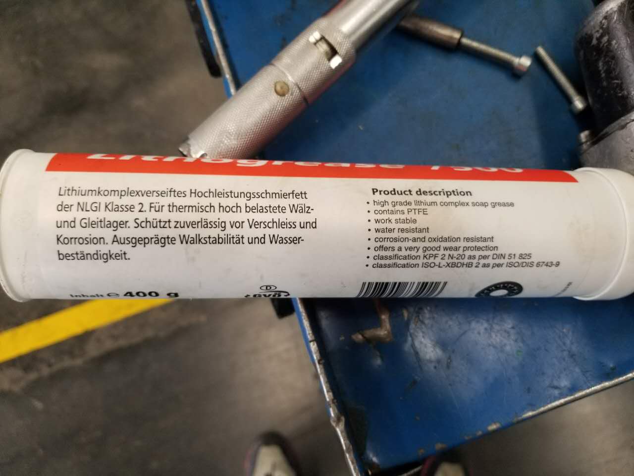 DIVINOL LITHOGREASE 7500-ZELLER+GMELIN-朗诚工业技术